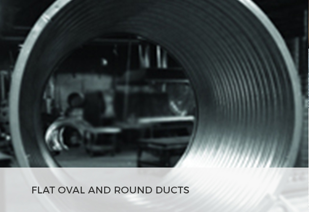 Mason Scott Industries | Flat Oval Spiral Duct Work